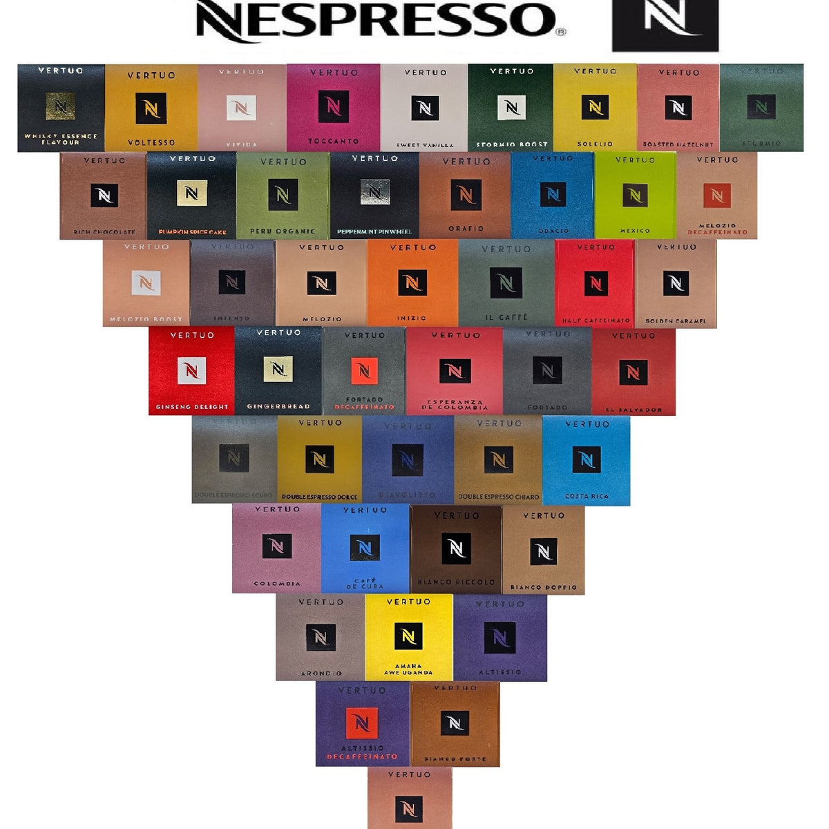 Nespresso Vertuo Capsules 10-Pack | Choose Flavour | Save with Multi ...