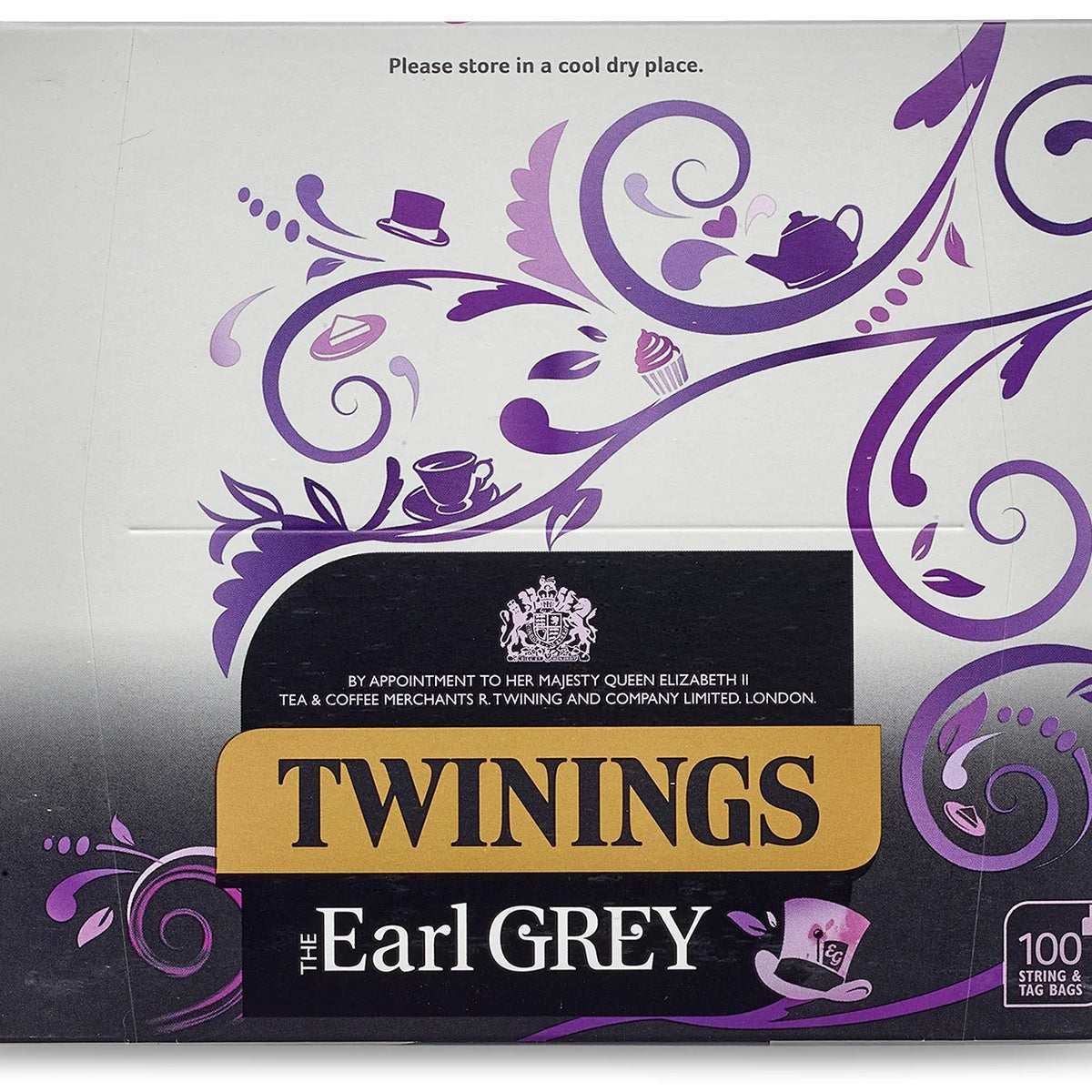 Twinings Earl Grey String & Tag Tea Bags Sachets One Full Pack Box x10 ...