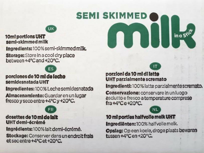 Lakeland | Semi Skimmed Whole Milk 10ml Long Life Creamer Sachets– AB ...