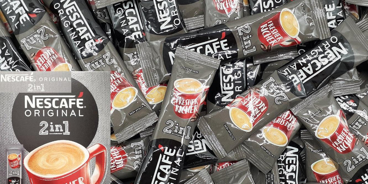 Nescafe 2in1 Original Individual Instant Coffee Sachets, UK– AB GROCERIES